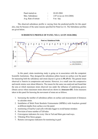 goaves effect on subsidence | DOC | Landscaping | Home & Garden