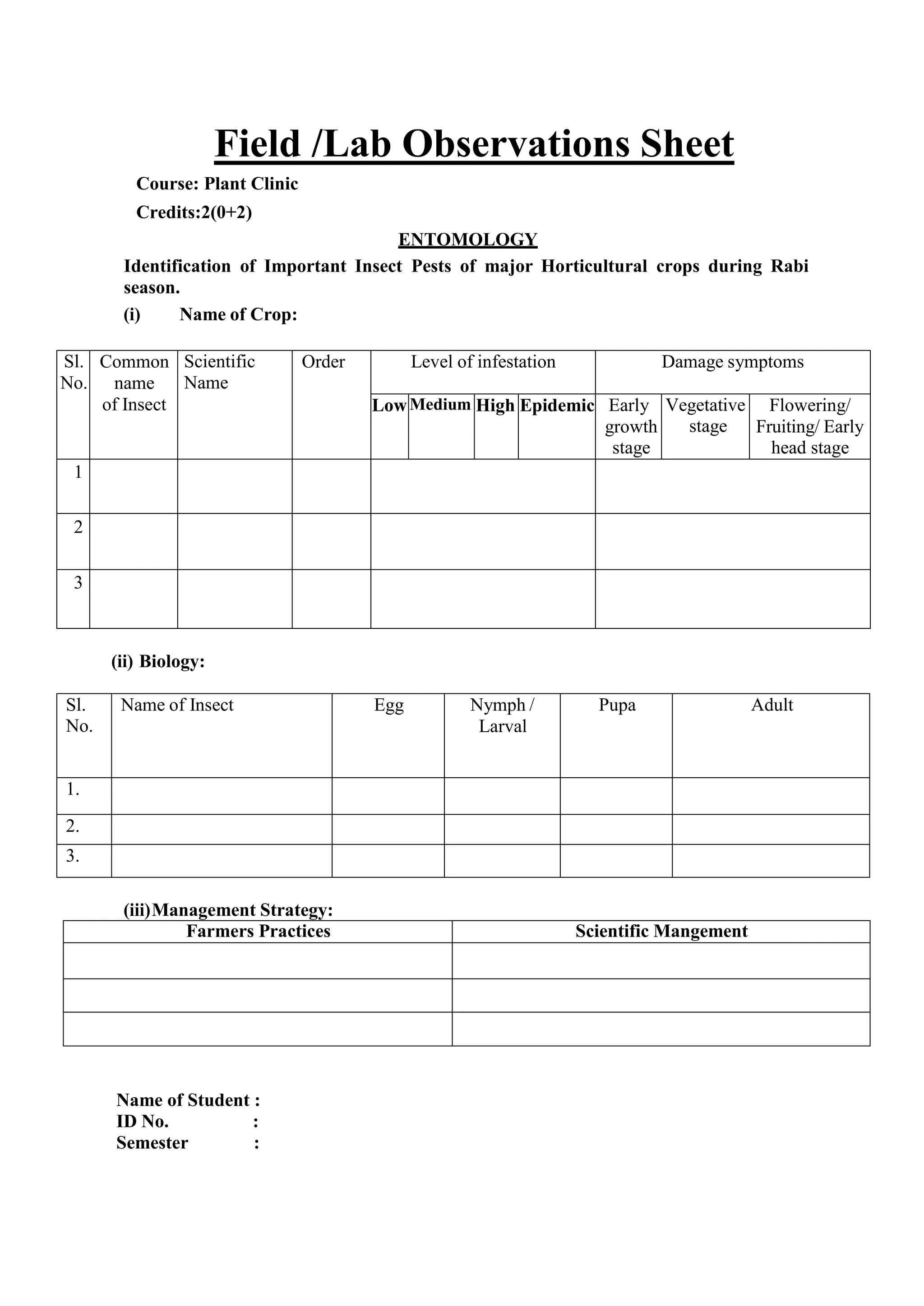ENTOMOLOGY Field /Lab Observations Sheet.docx