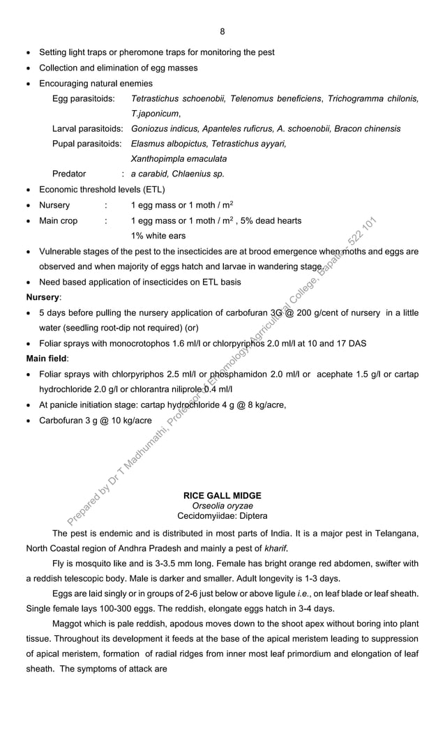 ENTO 331, Pests of Field Crops, Stroed Grains and their Management 12.04.2020.pdf | Beekeeping ...