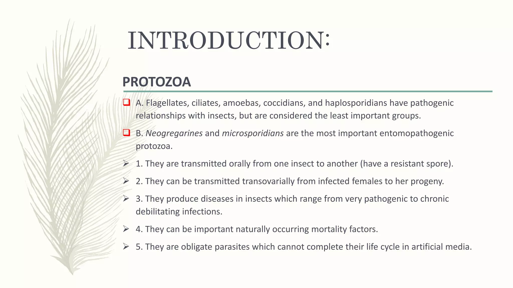Entomopathogenic protozoa and spiroplasma | PPTX