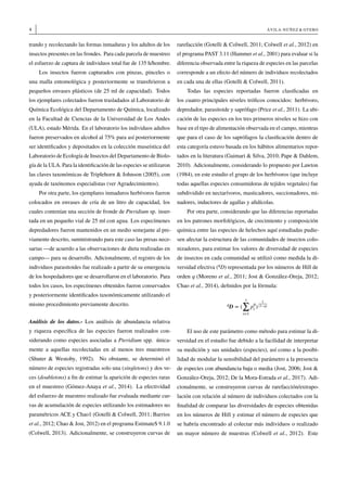Entomofauna asociada a especies de helechos pteridium | PDF