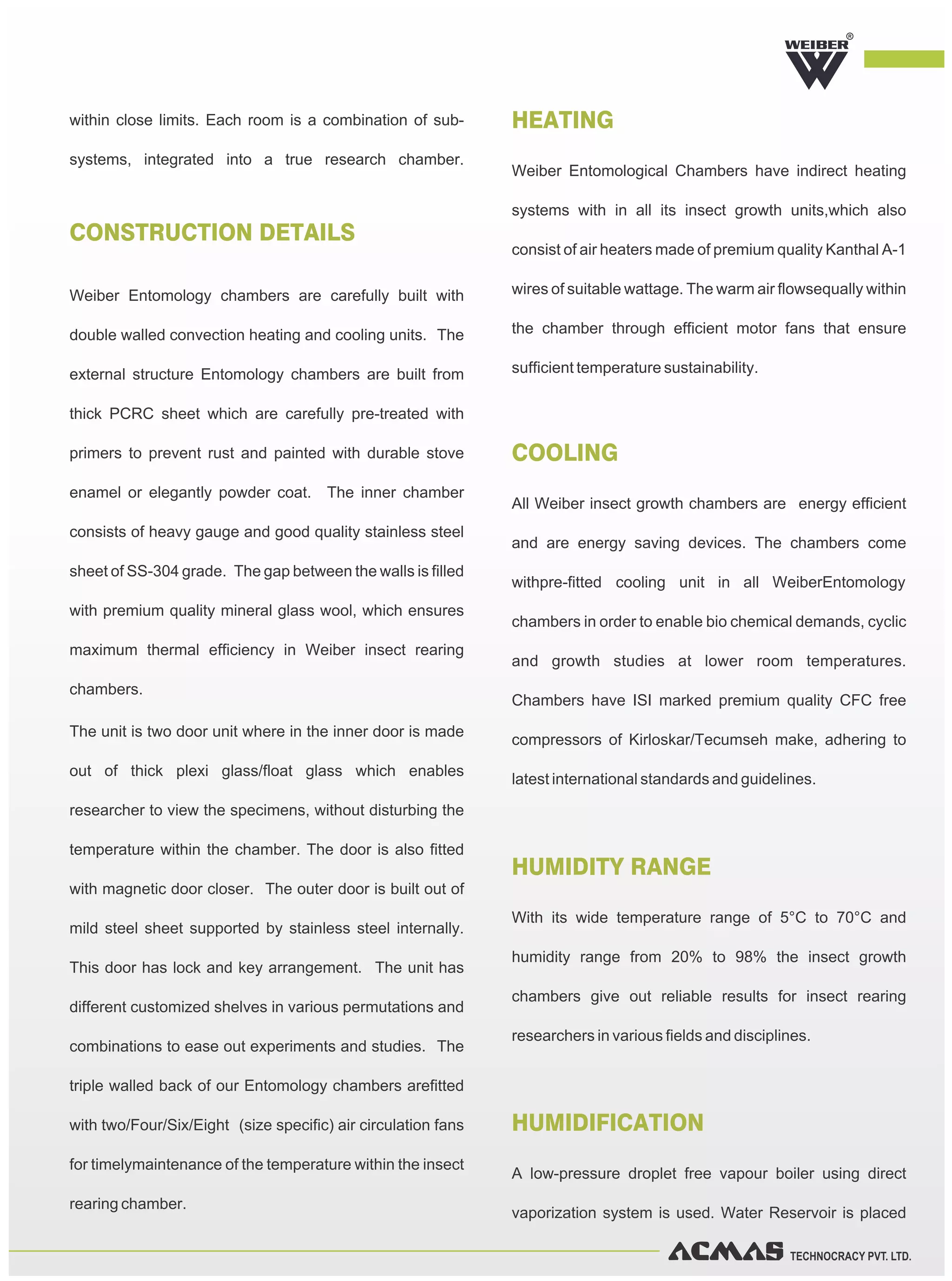 Entomological chamber | PDF