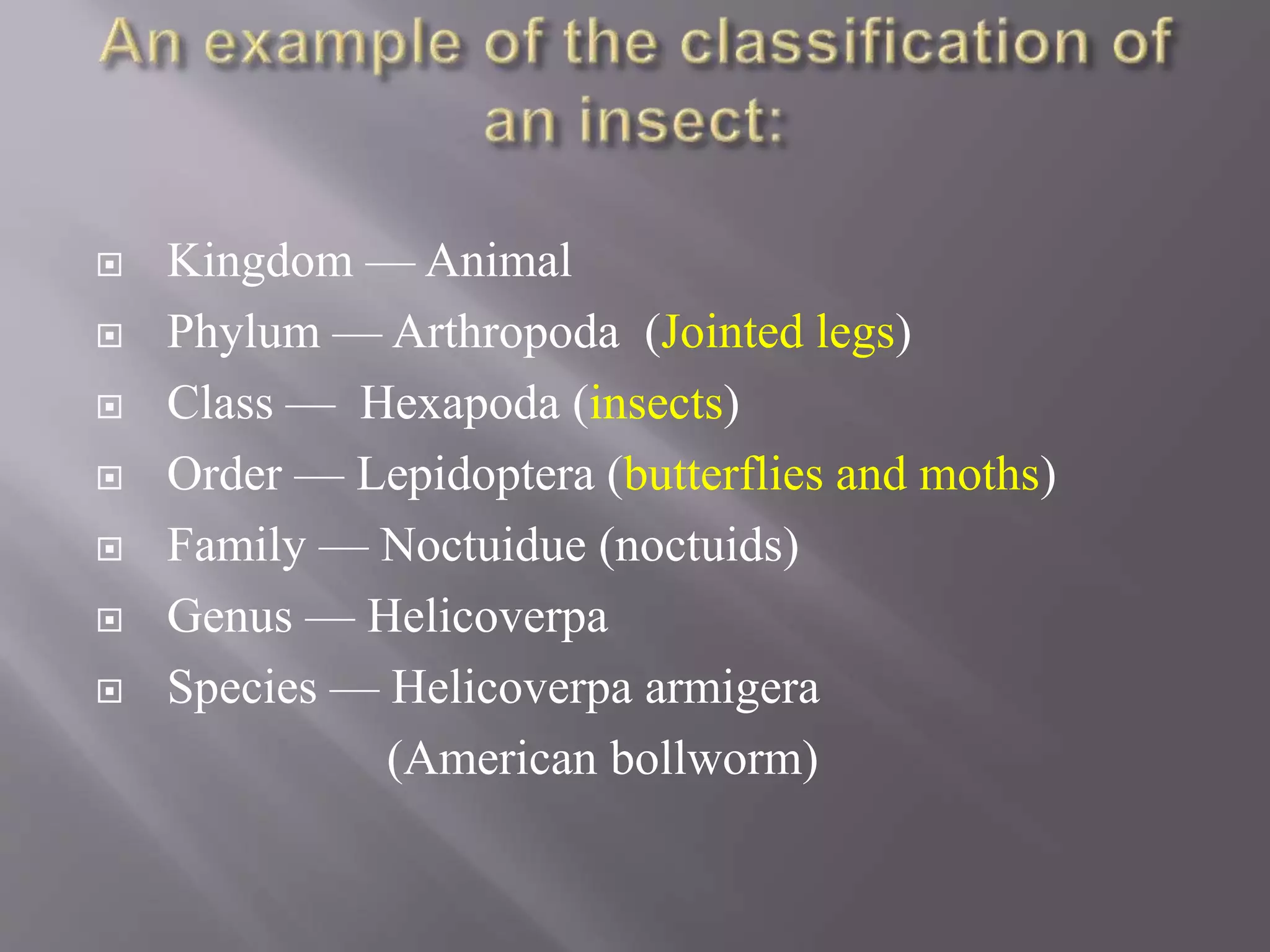 Introduction to Entomology | PPTX