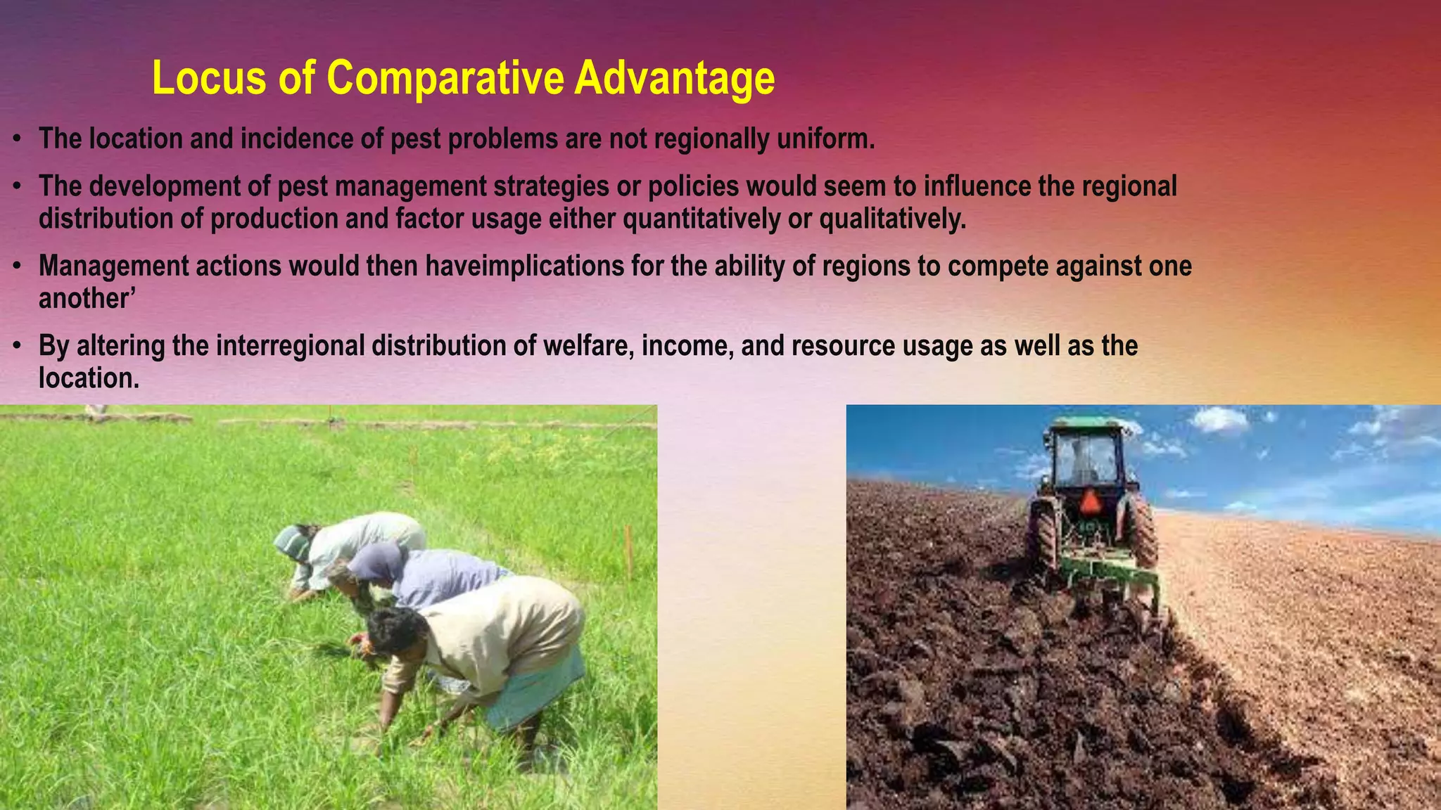 Economic consideration of integrated pest management | PPTX