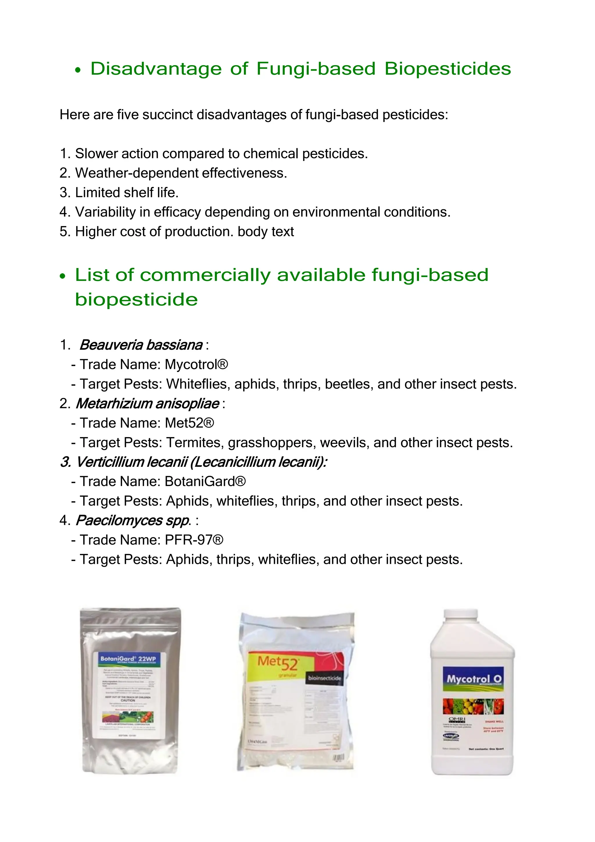 Biopesticides for insect control in Agriculture | PDF