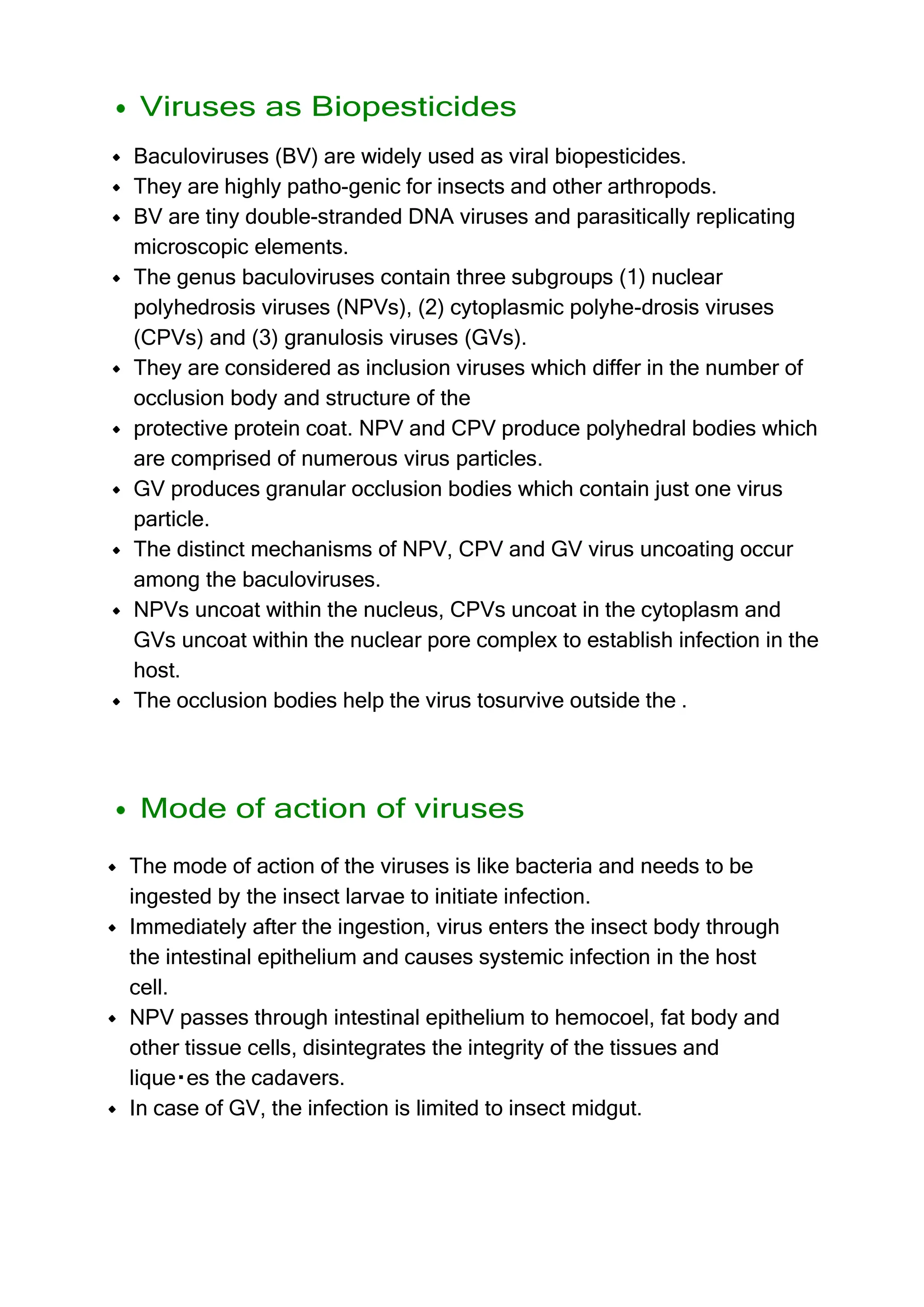 Biopesticides for insect control in Agriculture | PDF