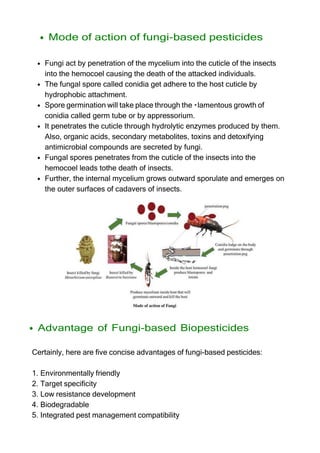 Biopesticides for insect control in Agriculture | PDF