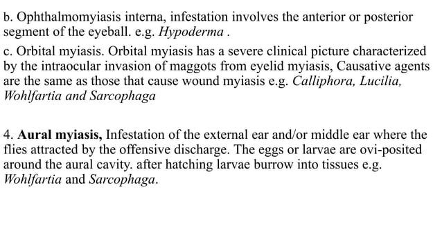 ENTOMOLOGY (MYIASIS) - INFECTION OF HUMAN TISSUE BY MAGGOTS.pptx