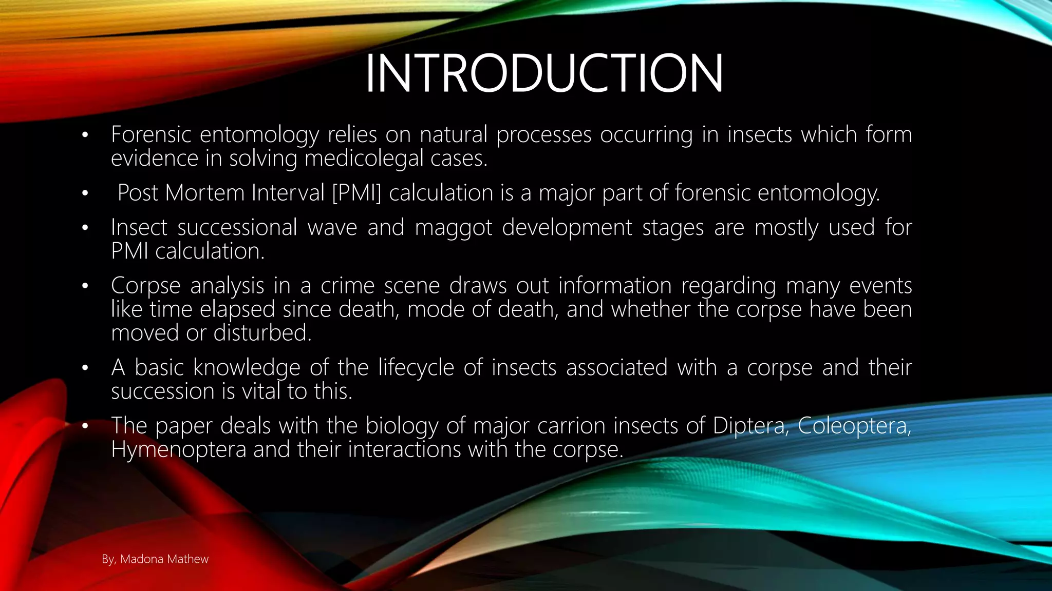 Forensic Entomology | PPTX