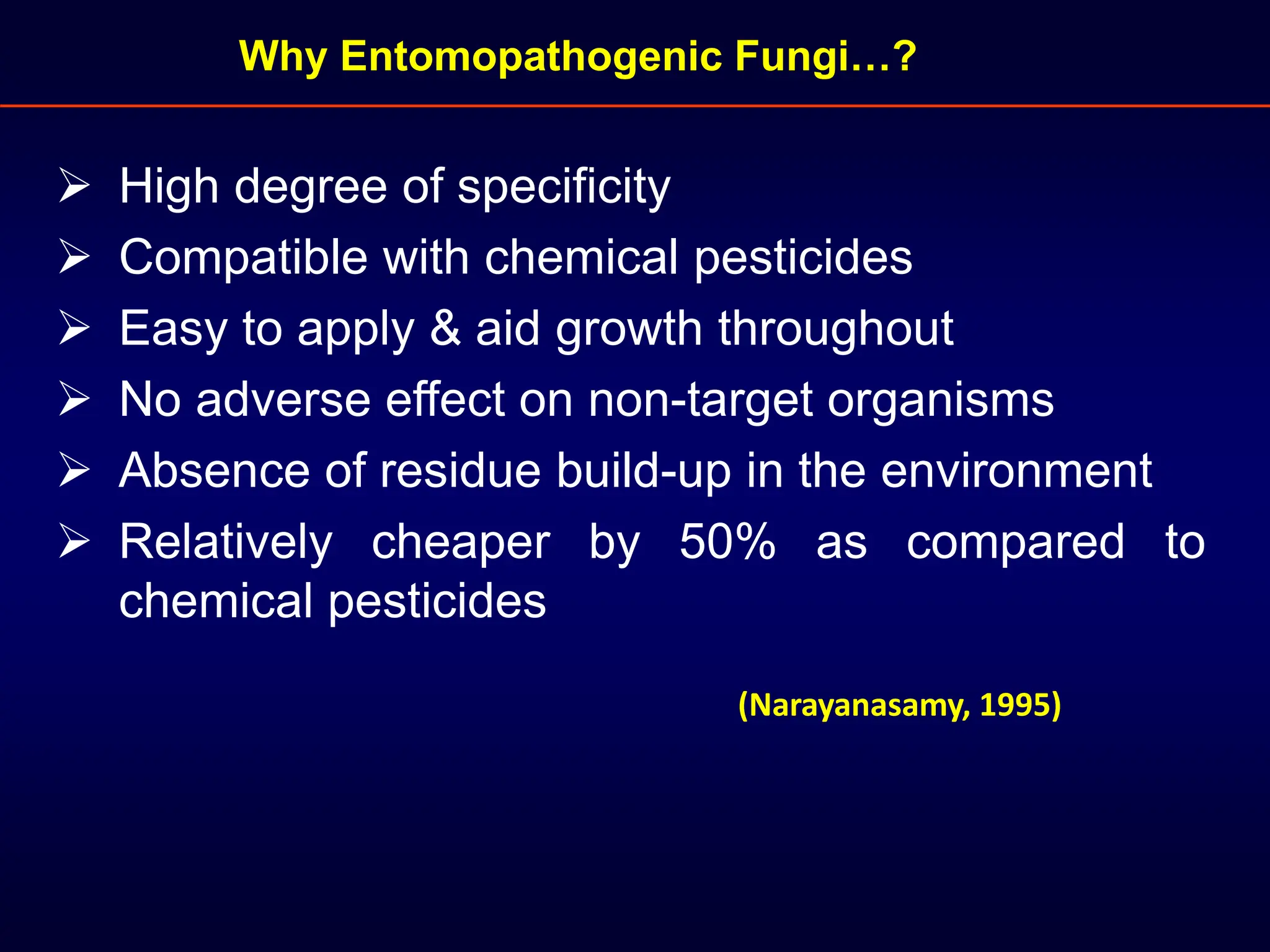 Introduction, Mode of action and advantage of Entomopathogenic fungi.ppt