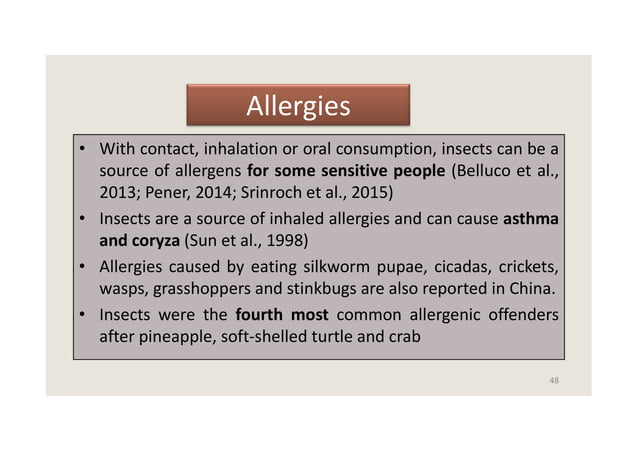 Entomophagy to address malnutrition & food insecurity | PDF | Chemistry ...