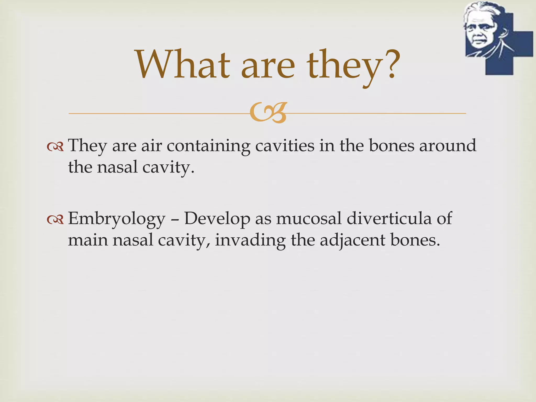 Anatomy of paranasal air sinuses | PPTX