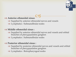 Anatomy of paranasal air sinuses | PPTX