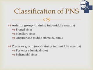 Anatomy of paranasal air sinuses | PPTX