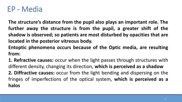 Entoptic phenomena | PDF