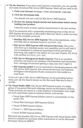 Entorno de sql server 2005 | PDF