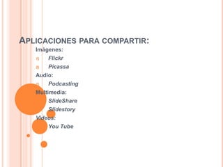 Entornos para compartir recursos | PPTX