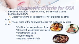 obstructive sleep apnoea | PPT