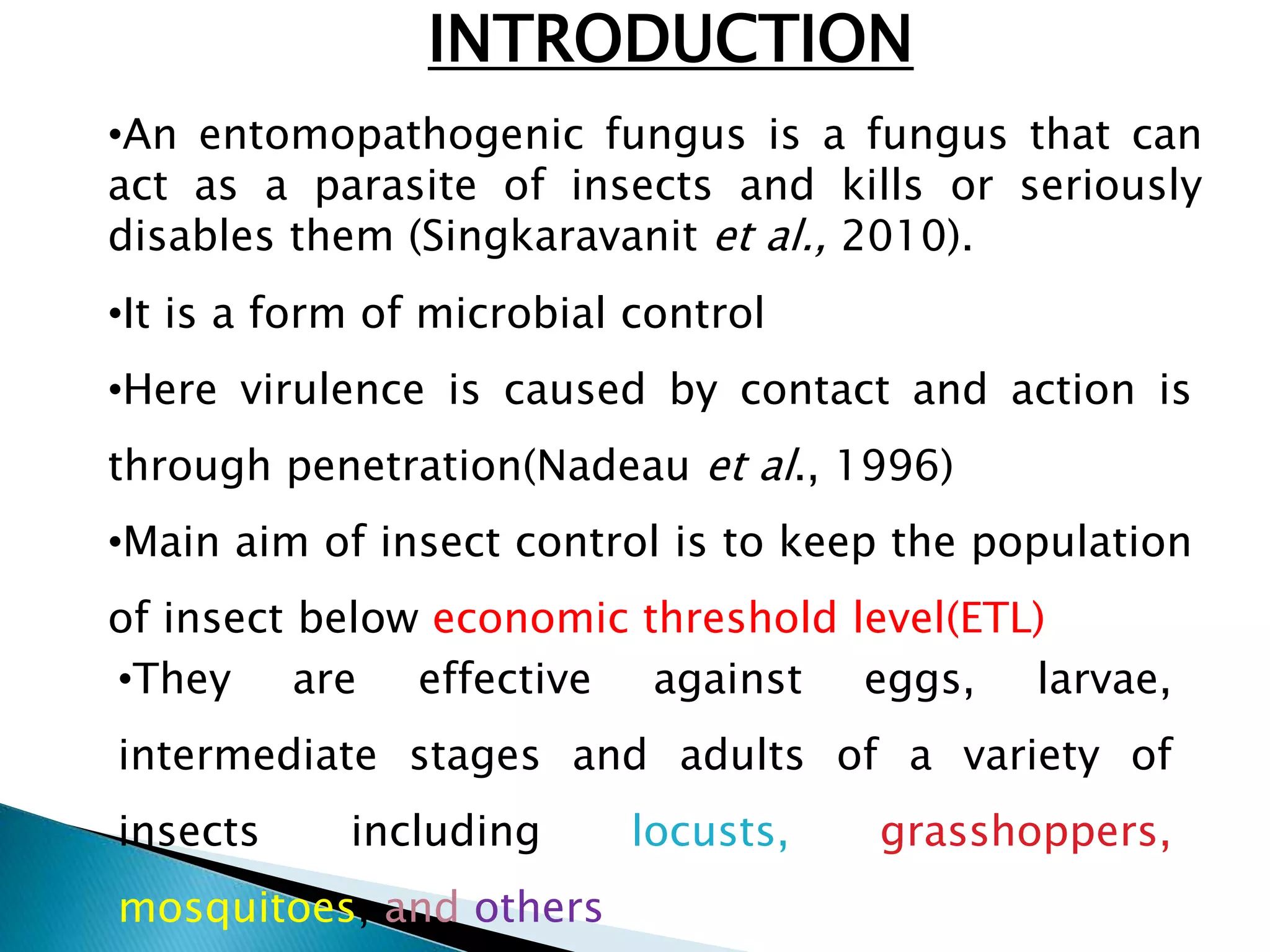 Seminar on entomopathogenic fungi | PPTX