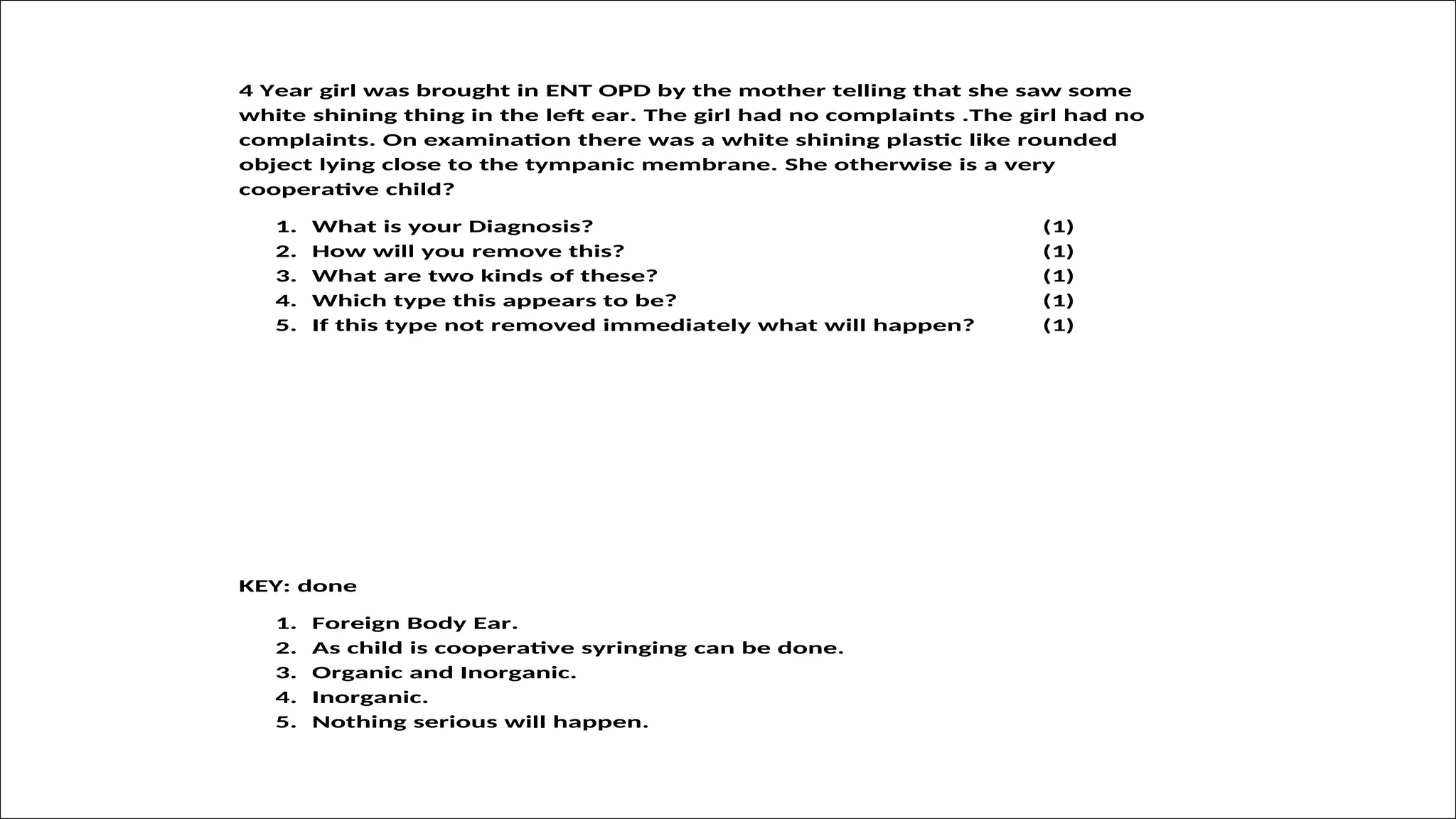 ENT ospe 1 .pdf .....good and easy for medical | PDF