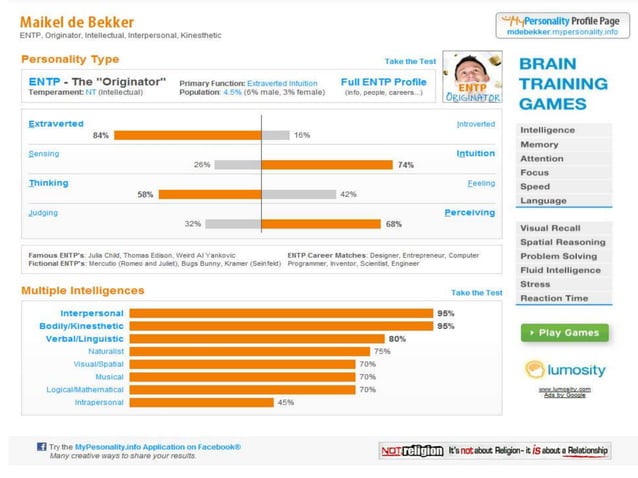 My Personality | PPTX
