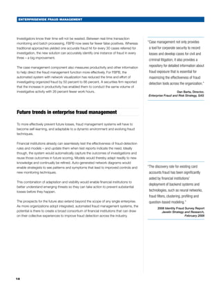 Enterprise Fraud Management | PDF