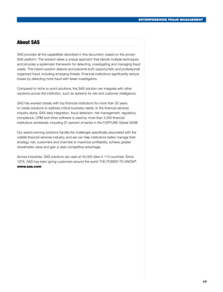 Enterprise Fraud Management | PDF