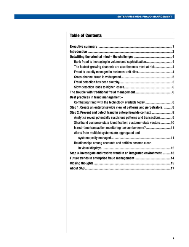 Enterprise Fraud Management | PDF