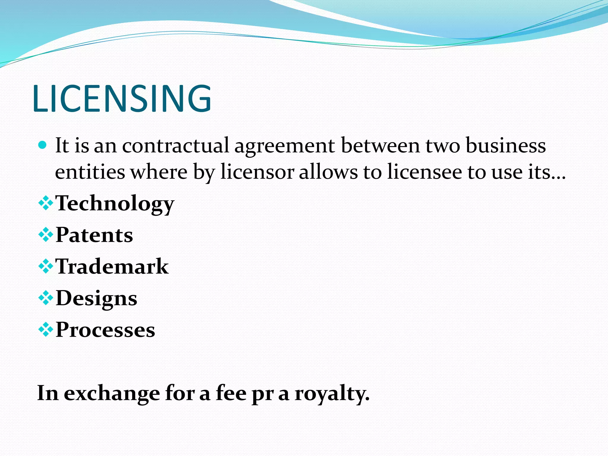Licensing and other registration requrinments | PPTX