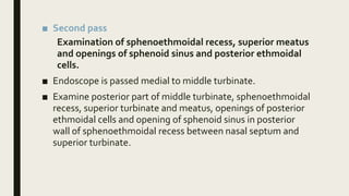 diagnostic nasal endoscopy | PPTX