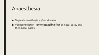 diagnostic nasal endoscopy | PPTX