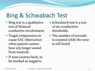Ent for the primary care provider. | PPTX