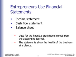 Entrepreneurship Ch 8 PPT Fin Statements.ppt