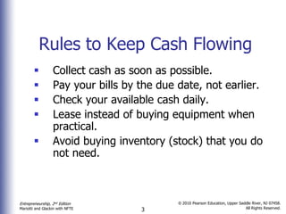 Entrepreneurship Ch 9 PPT Cash Flow.ppt