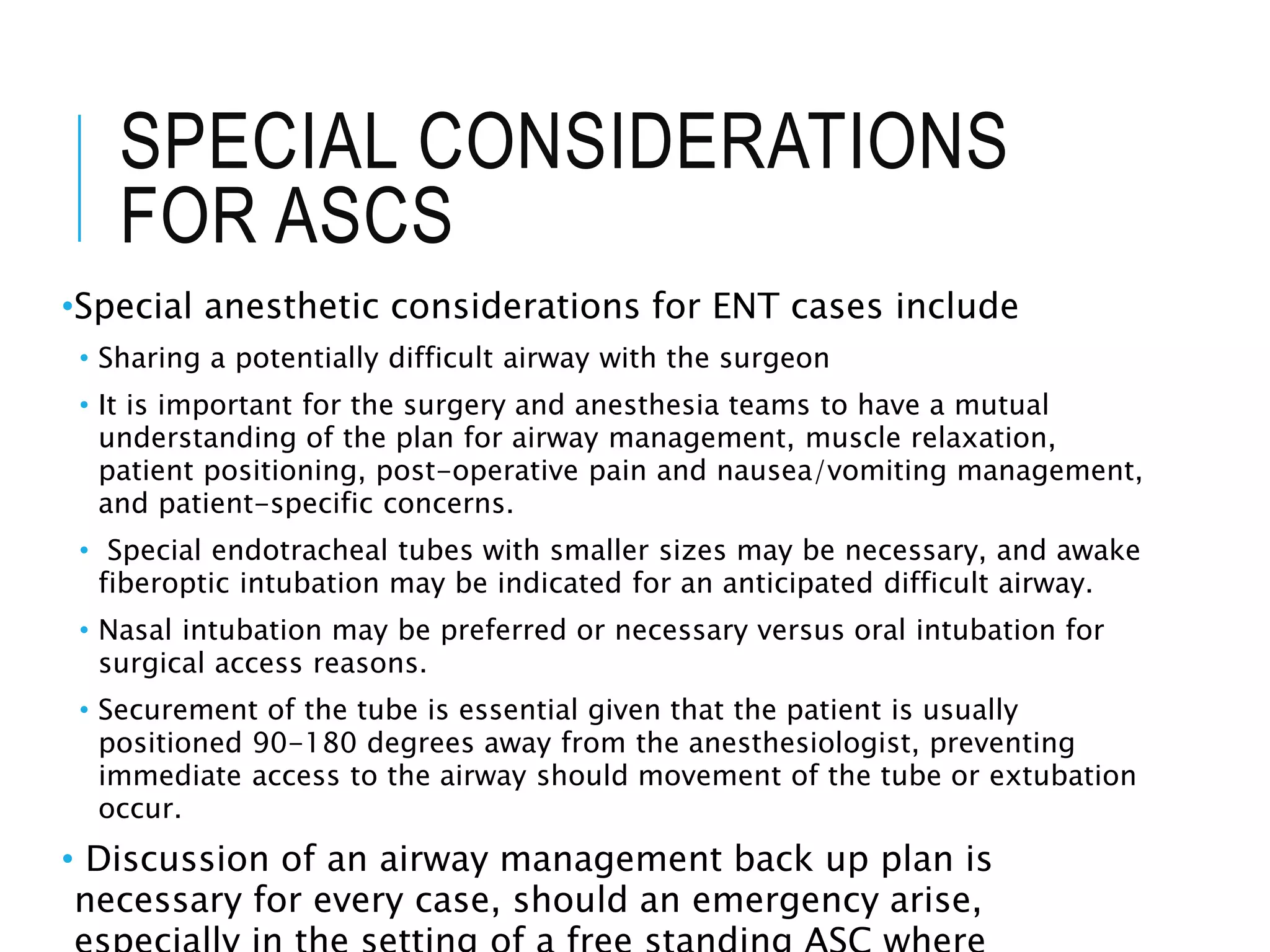 Ent procedures at an asc | PPT