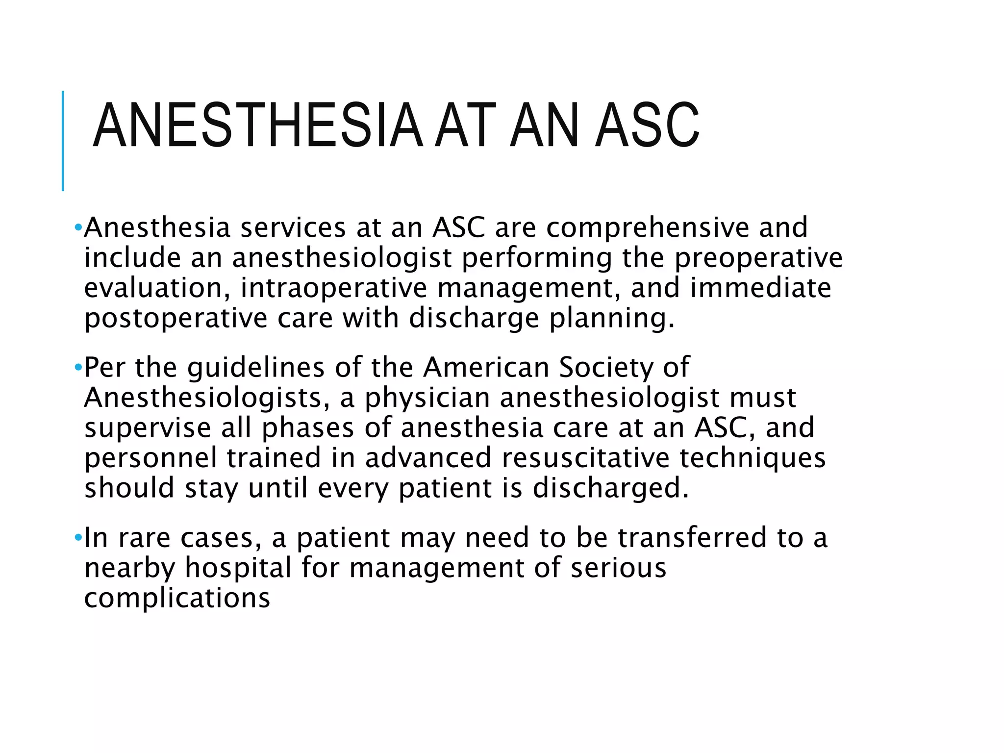 Ent procedures at an asc | PPT