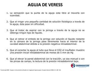 TECNICAS DE ENTRADA EN LAPAROSCOPIA | PPT