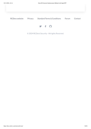 Entra ID External Authentication Method With OpenOTP | PDF