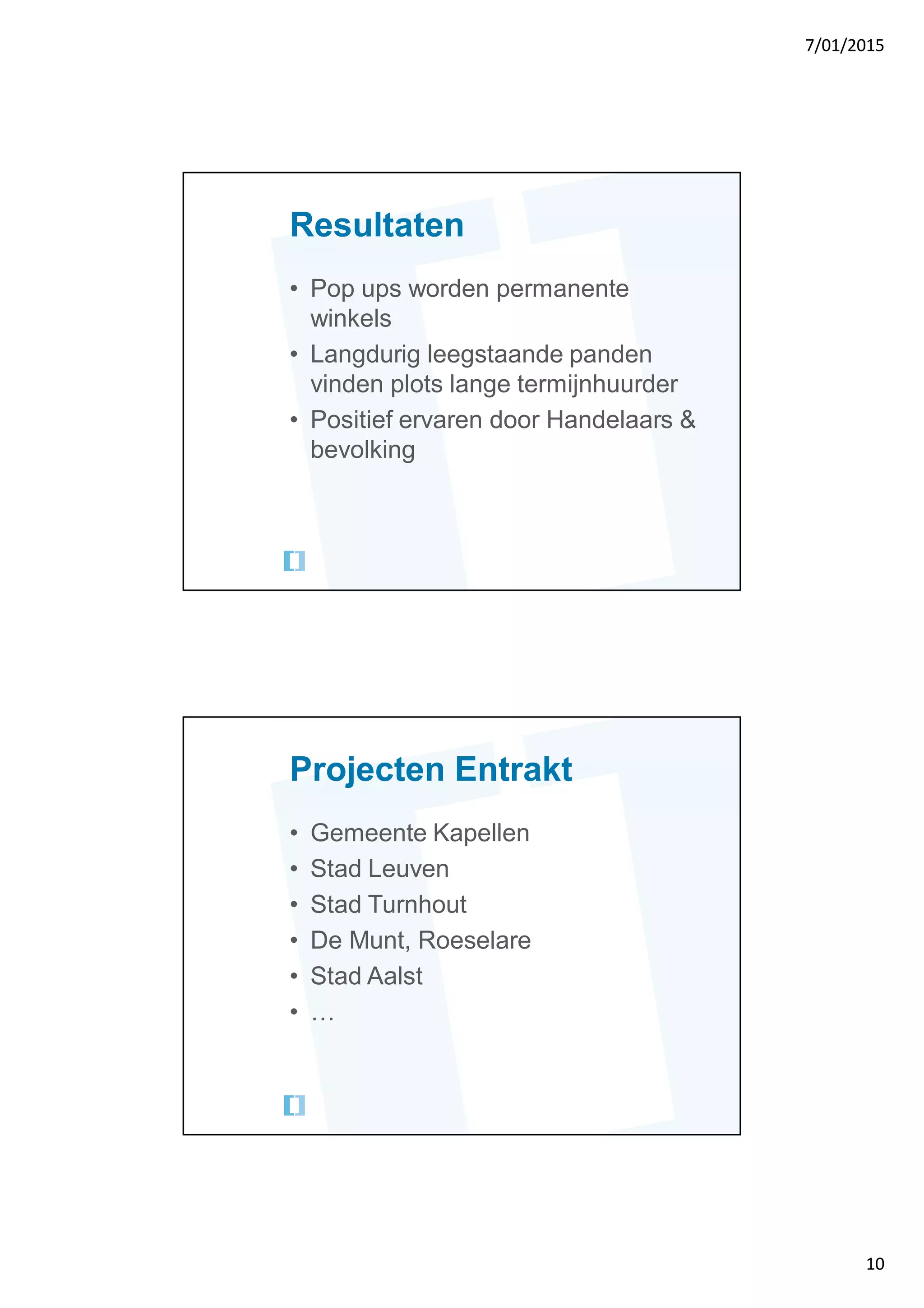 Lerend netwerk ondernemen 3.0. - Sessie 3 Entrakt | PDF