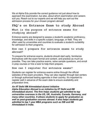Entrance Exam to Study Abroad.docx