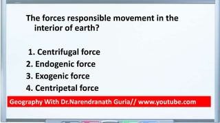 Ph.D entrance geography model paper Question and Answers | PPTX
