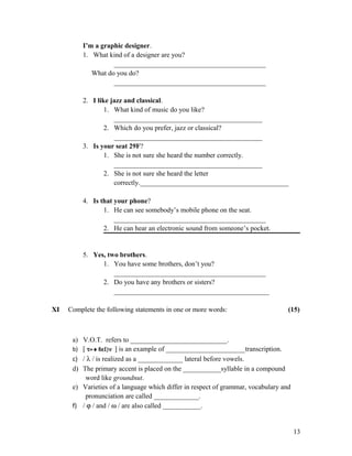 Entrance test m phil linguistics and phonetics www.efluniversity.ac.in ...