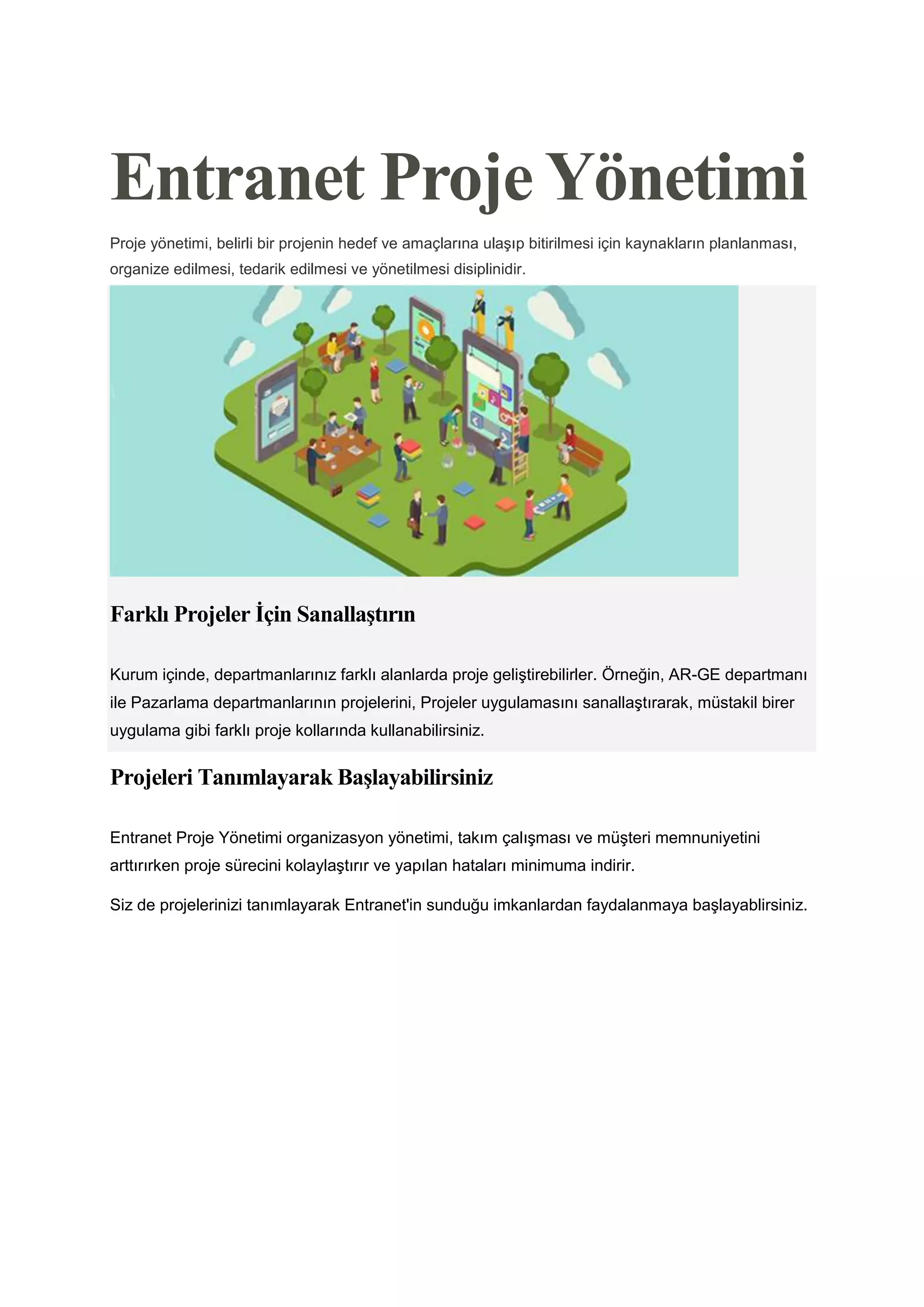 Entranet Proje Yonetimi | PDF