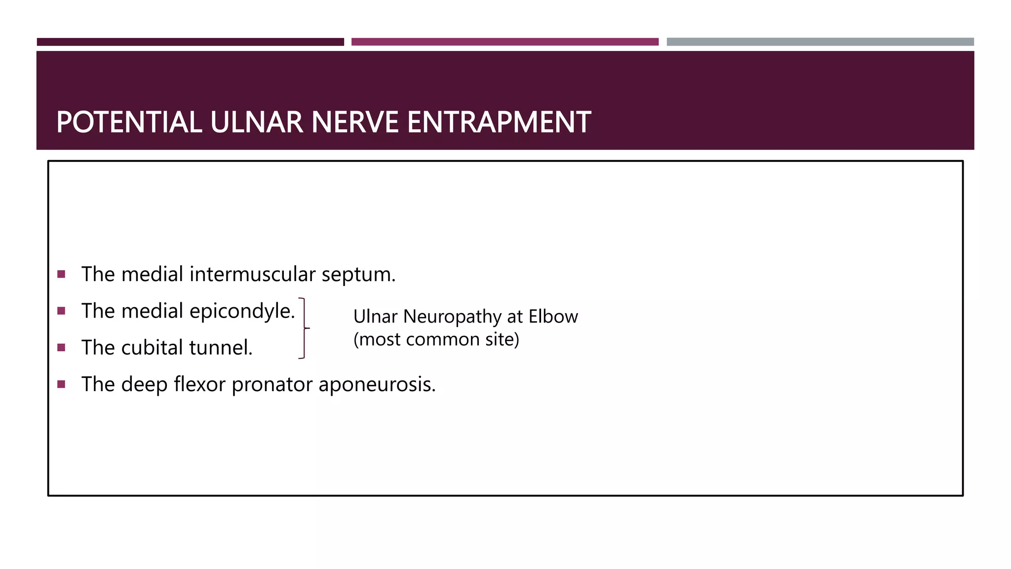 Entrapment Neuropathies in Upper Limb.pptx
