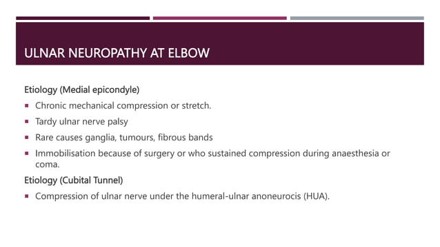 Entrapment Neuropathies in Upper Limb.pptx | Death, Injury, or Military ...