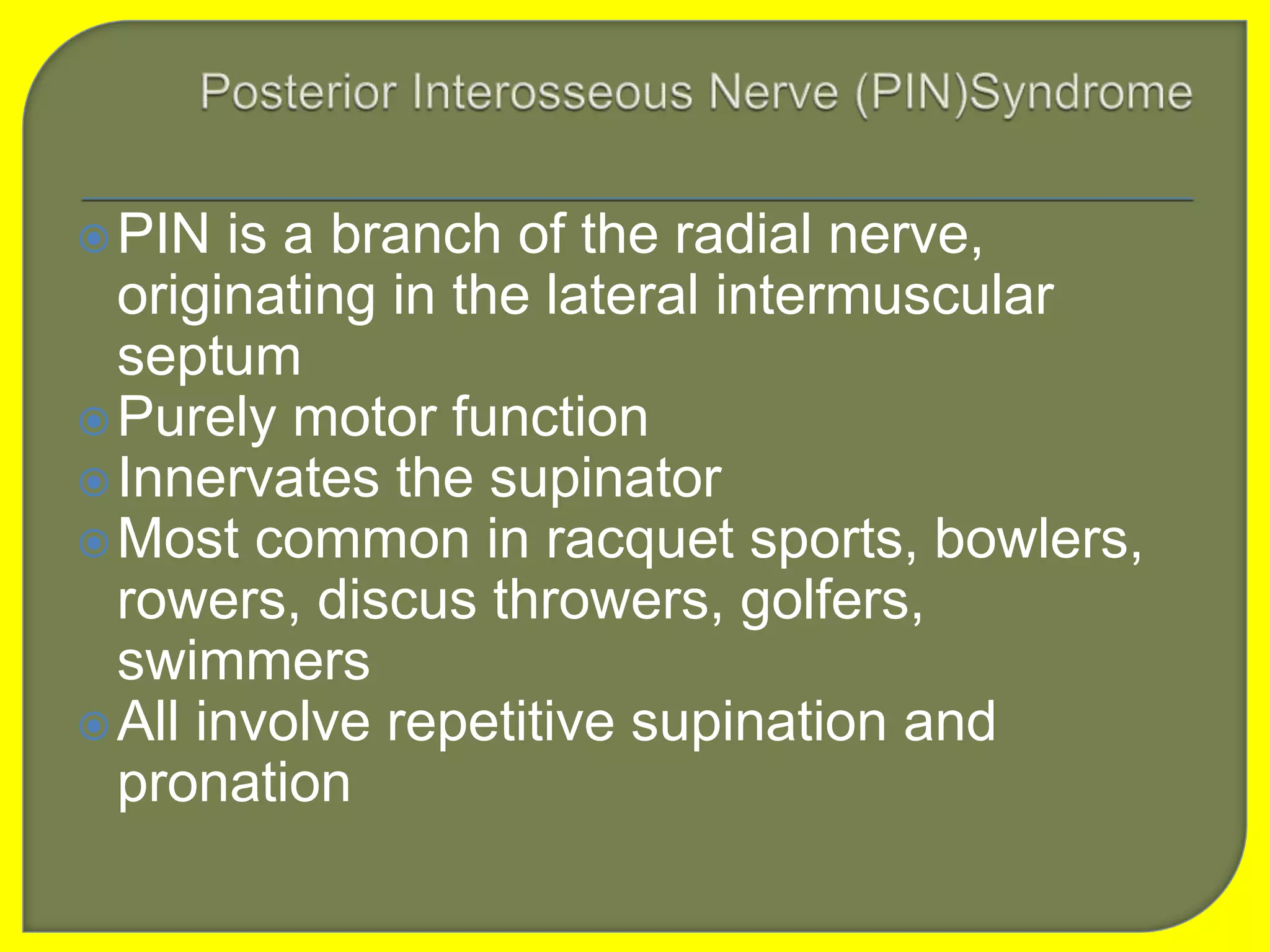 Entrapment neuropathies | PPTX