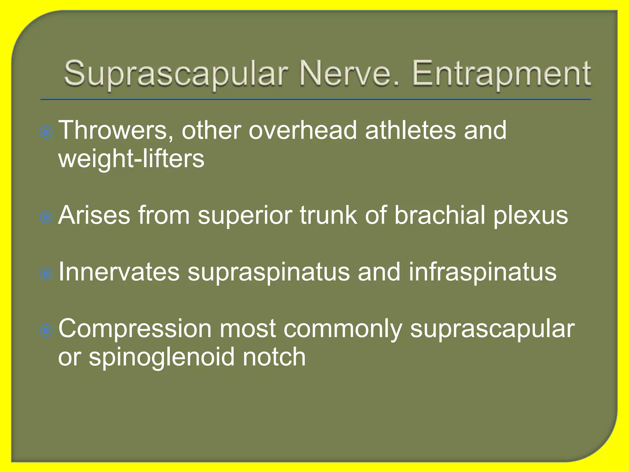 Entrapment neuropathies | PPTX