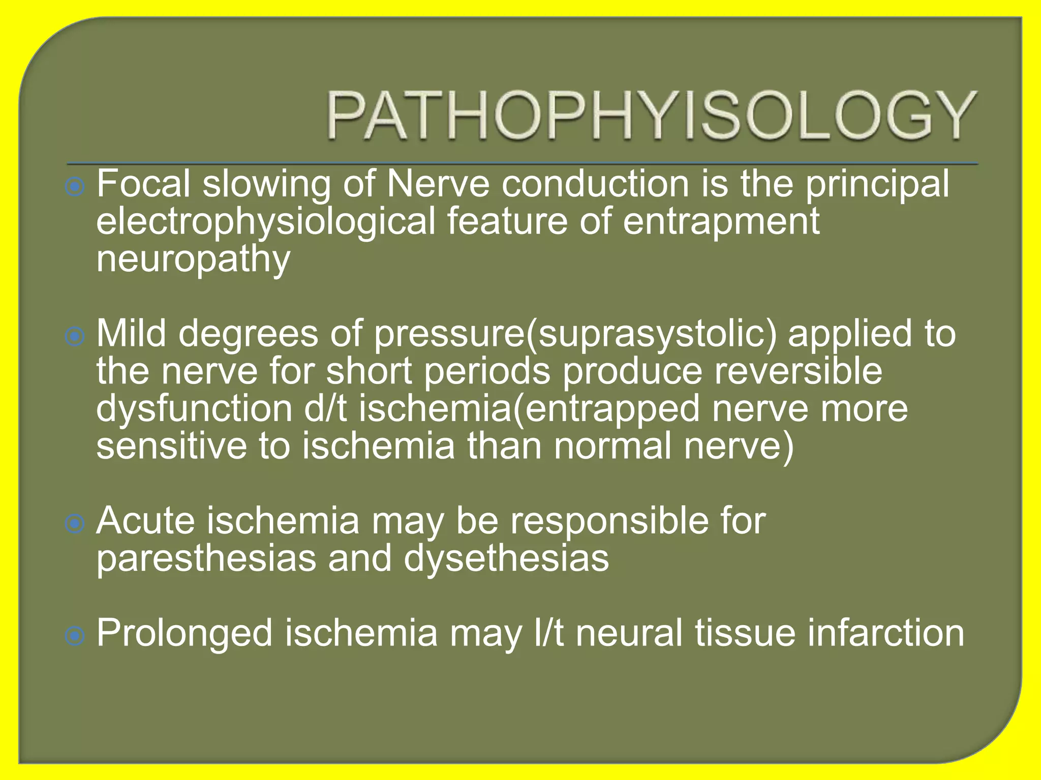 Entrapment neuropathies | PPTX