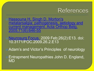 Entrapment neuropathies | PPTX