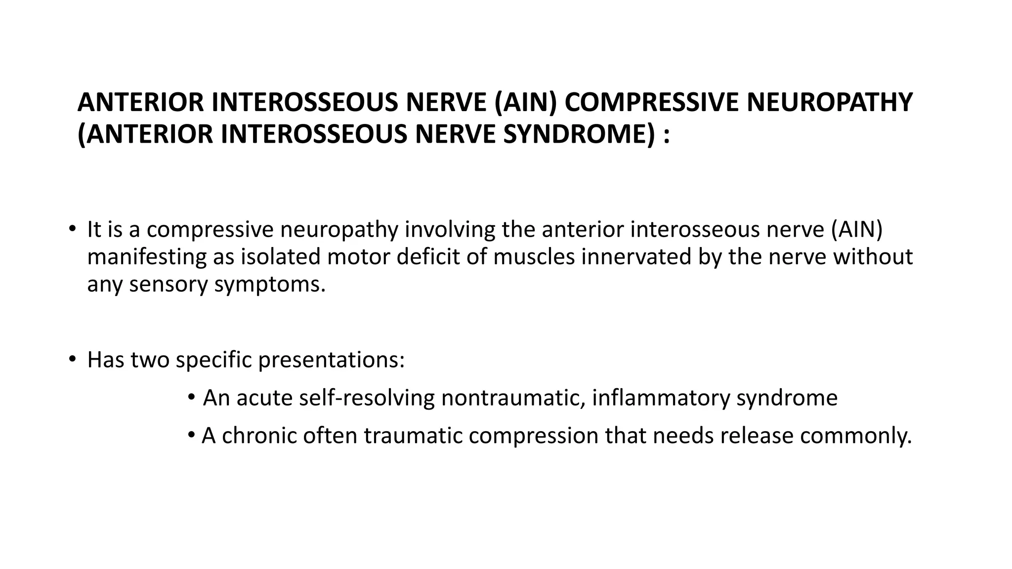 Entrapment neuropathy | PPTX
